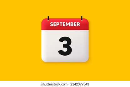 361 September 3rd Calendar Images, Stock Photos & Vectors | Shutterstock