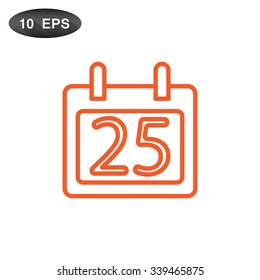 Calendar Day Icon Stock Vector (Royalty Free) 339465875 | Shutterstock