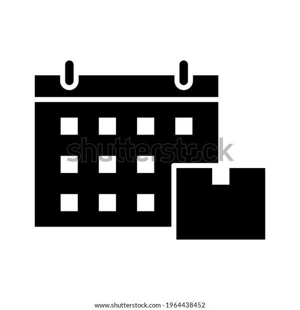 Calendar Delivery Schedule Icon Vector Image Stock Vector (Royalty Free ...