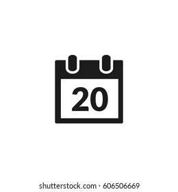 Calendar Icon Badge Vector Stock Vector (Royalty Free) 606506669 ...