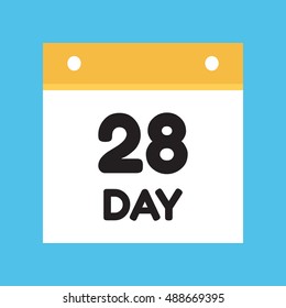 3,986 28 day calendar icon Images, Stock Photos & Vectors | Shutterstock