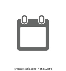 Calendar Icon Flat Design Style Stock Vector (Royalty Free) 455512864 ...