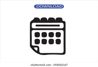 Calendar Icon Logo High Resolution Stock Vector (Royalty Free ...