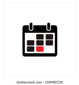 Calendar Icon Logo Vector Stock Vector (Royalty Free) 1339980734