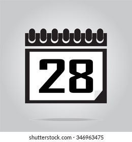 3,986 28 day calendar icon Images, Stock Photos & Vectors | Shutterstock