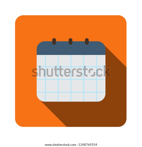 Calendar Icon Time Schedule Symbol Vector Stock Vector (Royalty Free ...