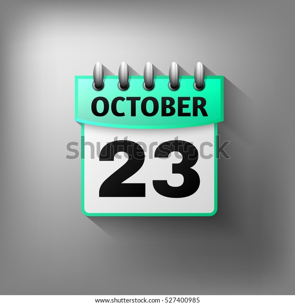 Calendar Icon Vector Turquoise Color Isolated Stock Vector (Royalty ...