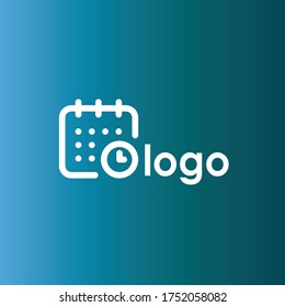 Calendar Logo Your Apps General Uses Stock Vector (Royalty Free ...