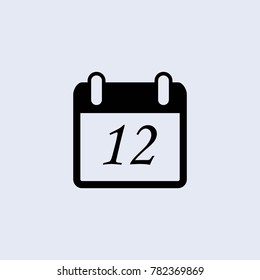 Calendar Number Vector Icon Stock Vector (Royalty Free) 782369869 ...