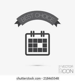 Calendar Sign Stock Vector (Royalty Free) 218465548 | Shutterstock