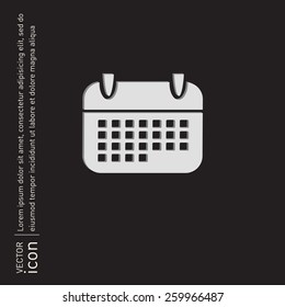 Calendar Sign Stock Vector (Royalty Free) 259966487 | Shutterstock