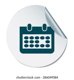 Calendar Sign Stock Vector (Royalty Free) 286049084 | Shutterstock