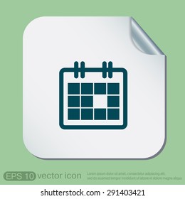 Calendar Sign Stock Vector (Royalty Free) 291403421 | Shutterstock