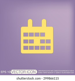Calendar Sign Stock Vector (Royalty Free) 299866115 | Shutterstock
