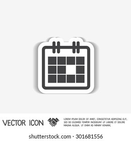 Calendar Sign Stock Vector (Royalty Free) 301681556 | Shutterstock