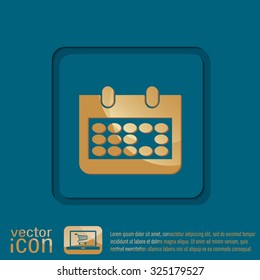 Calendar Sign Stock Vector (Royalty Free) 325179527 | Shutterstock