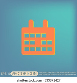 Calendar Sign Stock Vector (Royalty Free) 333871427 | Shutterstock
