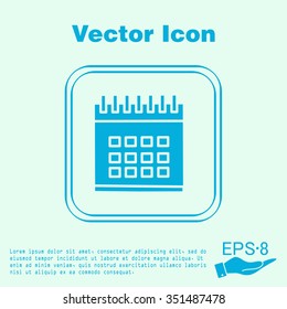Calendar Sign Stock Vector (Royalty Free) 351487478 | Shutterstock