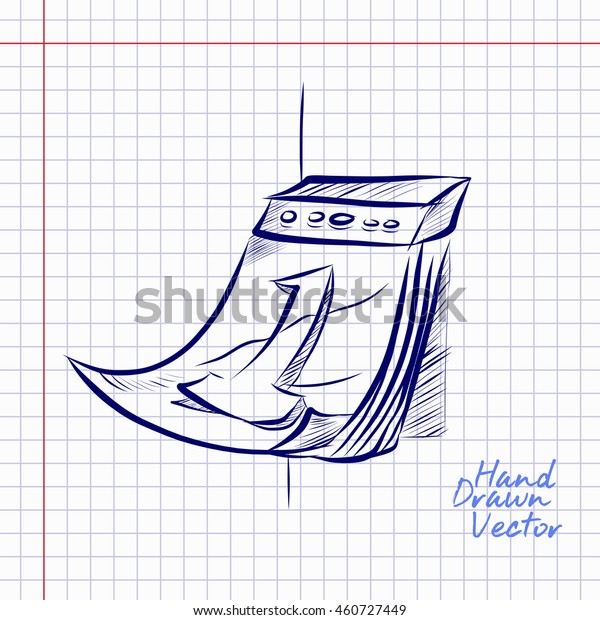 Calendar Sketch Illustration Vector Eps 10 Stock Vector (Royalty Free ...