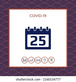 Calendar Symbol Icon Element Your Design Stock Vector (Royalty Free ...
