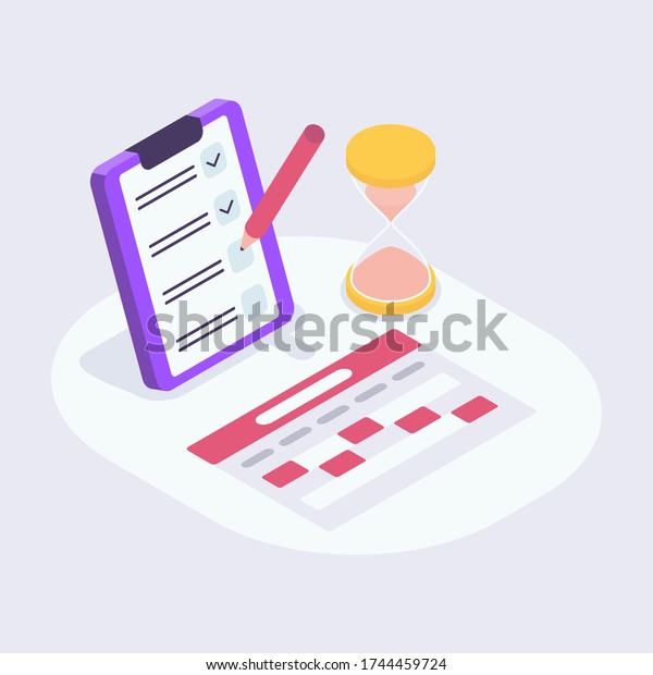 Calender Check List Perfect Reminder Notes: stockvector (rechtenvrij ...