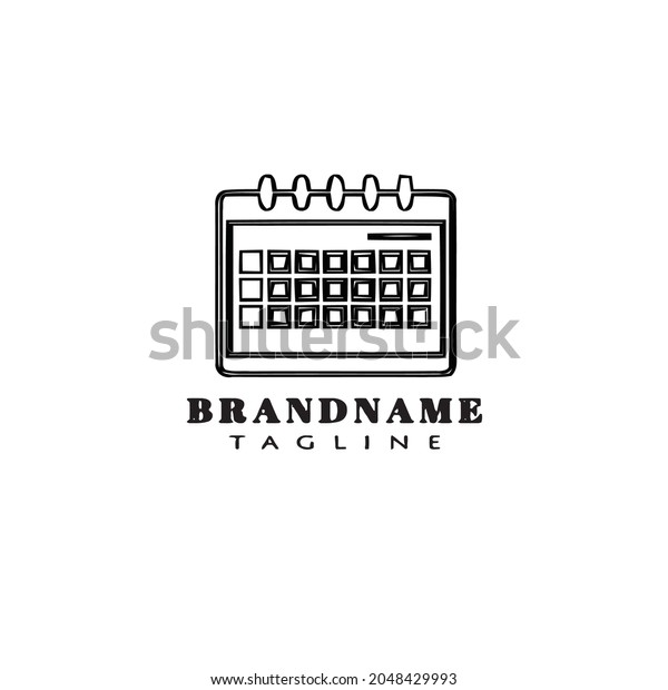 Calender Logo Design Template Icon Modern Stock Vector (Royalty Free ...