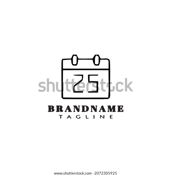 Calender Logo Design Template Icon Modern Stock Vector (Royalty Free ...