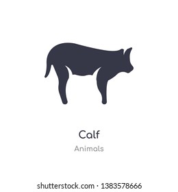 Calf Icon Isolated Calf Icon Vector Stock Vector (Royalty Free ...