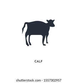 Calf Icon Simple Element Illustration Isolated Stock Vector (Royalty ...