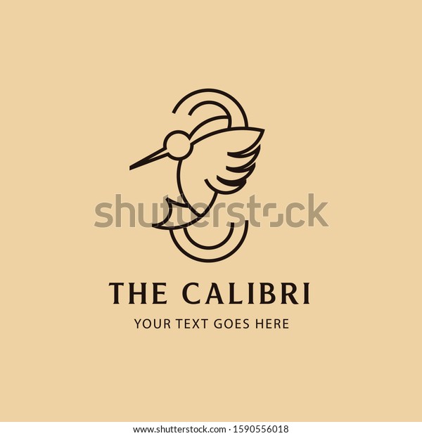 Calibri Elegant Minimalist Logo Template Stock Vector (Royalty Free ...