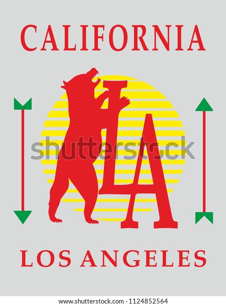 California Graphic Design Vector Art Stock Vector (Royalty Free ...