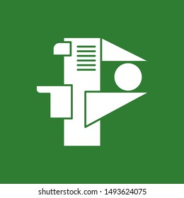 Caliper Icon Your Project Stock Vector (Royalty Free) 1493624075 ...