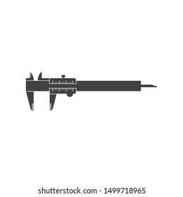 Caliper Logo Icon Vector Illustration Design Stock Vector (Royalty Free ...