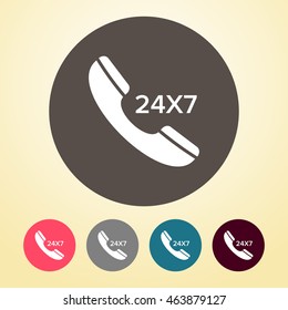 1,236 24x7 Icons Images, Stock Photos & Vectors | Shutterstock