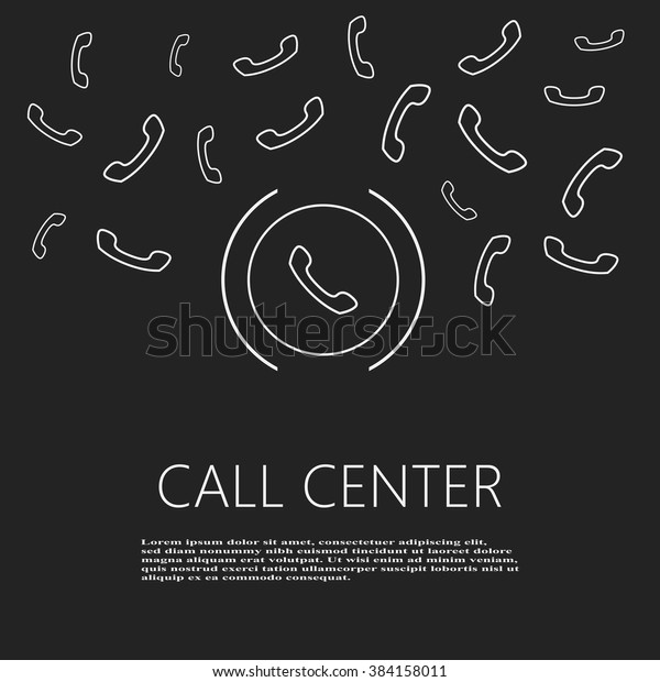 Call Center Flat Design Stock Vector (Royalty Free) 384158011 ...