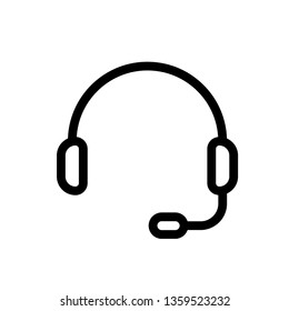 Call Center Line Icon Stock Vector (Royalty Free) 1359523232 | Shutterstock