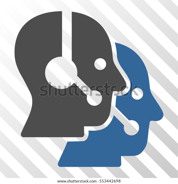 Call Center Operators Vector Pictogram Illustration Stock Vector ...