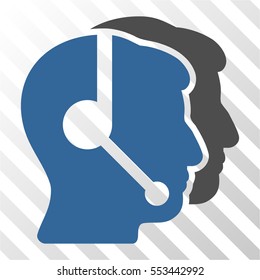 Call Center Operators Vector Pictograph Illustration Stock Vector ...