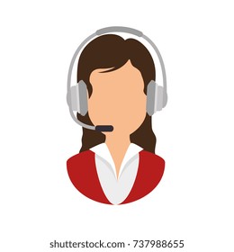 Call Center Receptionist Avatar Stock Vector (Royalty Free) 737988655 ...