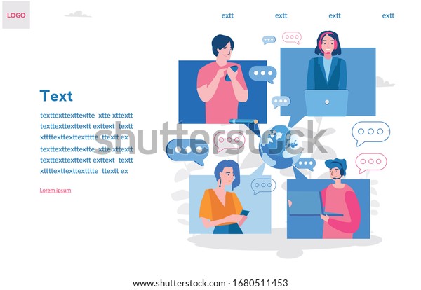 Call Center Technical Support Dispatcher Call Stock Vector (Royalty ...
