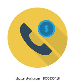 Call Dollar Communication Stock Vector (Royalty Free) 1030833418 ...