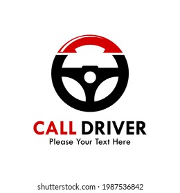 Call Driver Logo Template Illustration Stock Vector (Royalty Free ...