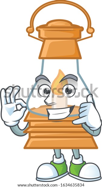 Call Me Funny Oil Lamp Mascot Stock Vector (Royalty Free) 1634635834 ...