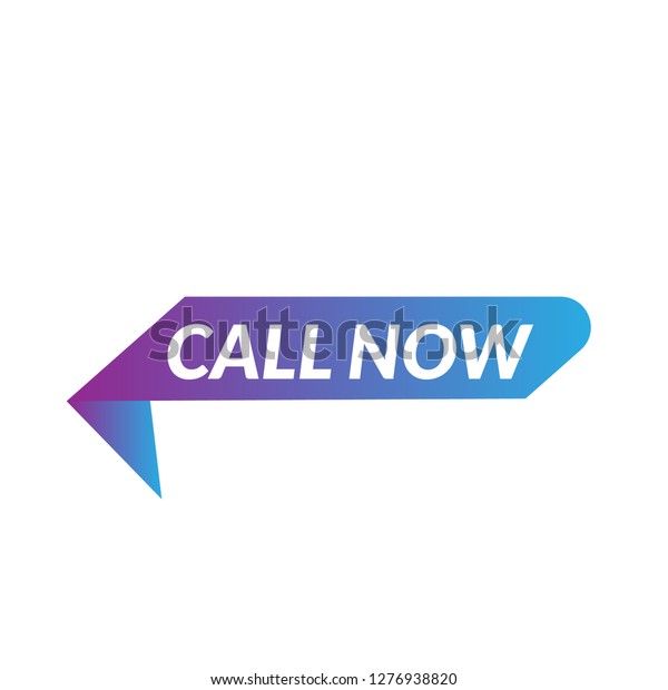 Call Now Sign Emblem Label Badgesticker Stock Vector (Royalty Free ...