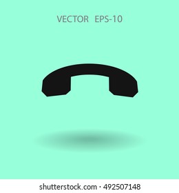 Call Off Icon Stock Vector (Royalty Free) 392051836