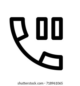 Call Pause Stock Vector (Royalty Free) 718961065 | Shutterstock