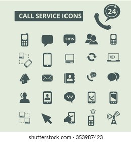 Call Service Icons Stock Vector (Royalty Free) 326893814