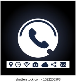 Call Sign Icon Stock Vector (Royalty Free) 1022208598 | Shutterstock