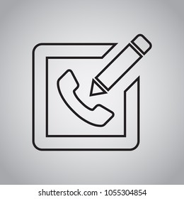 Call Sign Icon Stock Vector (Royalty Free) 1055304854 | Shutterstock