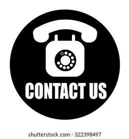 Call Us Phone Vector Black Badge Stock Vector (Royalty Free) 322398497 ...